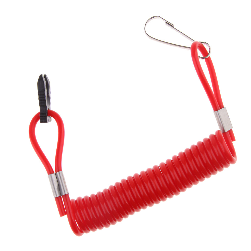 Marine Outboard Motor Stop Safety Engine Kill Switch Tether Cord for ...