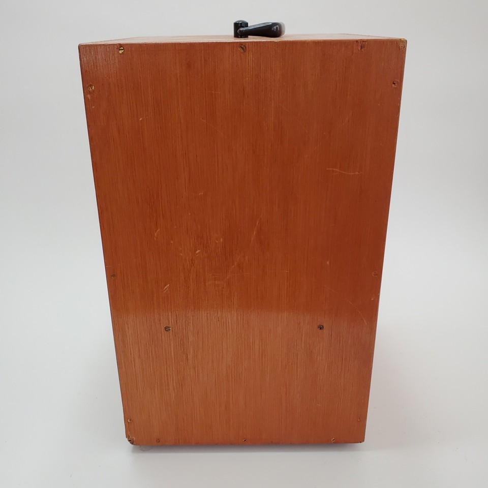1961 Tiyoda Type "L" Binocular Microscope Wooden Box w/Inserts ...