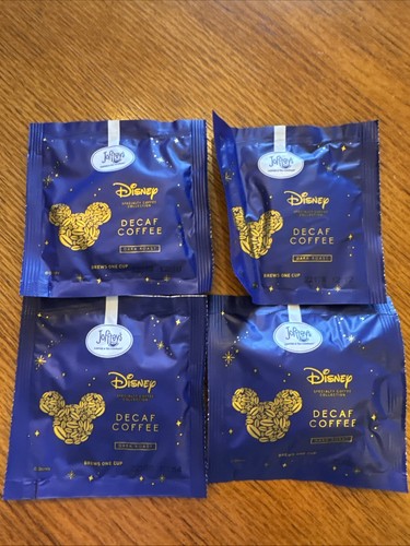 Disney Parks Joffrey Decaf Dark Roast Coffee Pods Single Brew Pack Of 4 ...