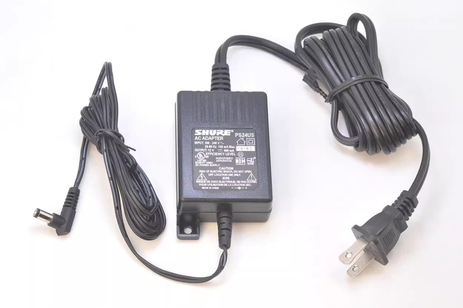 Genuine Power Supply Adapter 12V for Shure for BLX4, BLX88, P2T, PG4 ...