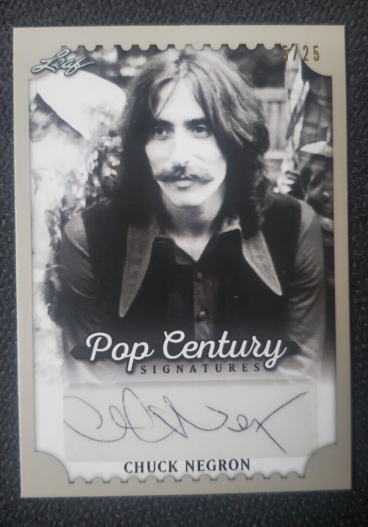 Chuck Negron (Singer Three Dog Night) SP #5/25 Pop Century BA-CN1 Leaf ...