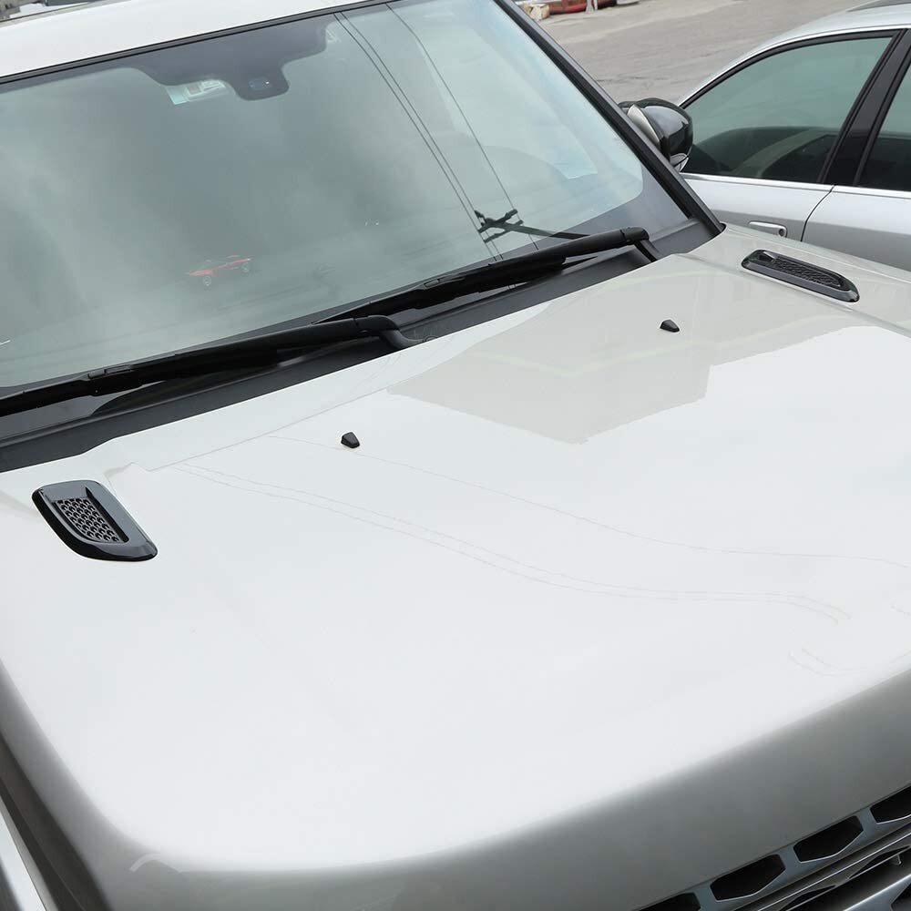 Gloss Black Dummy Hood Vent Slat air wing trim For Range Rover EVOQUE ...