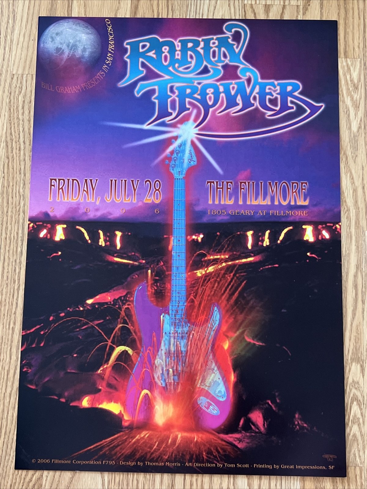 Robin Trower Original Fillmore Concert Poster From 2006 | eBay