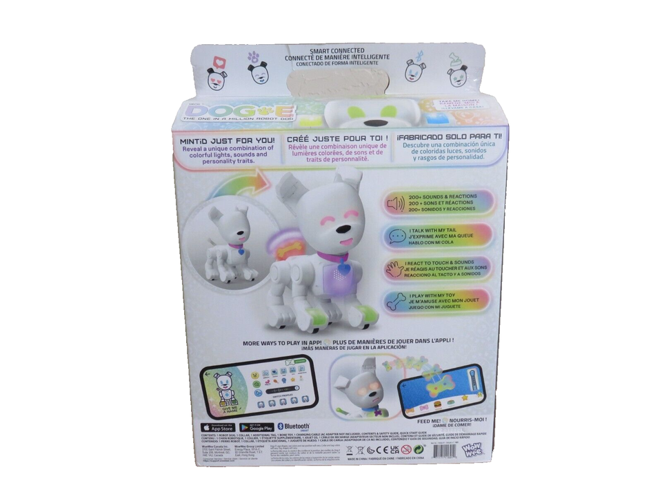 Dog-E Interactive Robot Dog w/ Colorful LED Lights 200+ Sounds ...