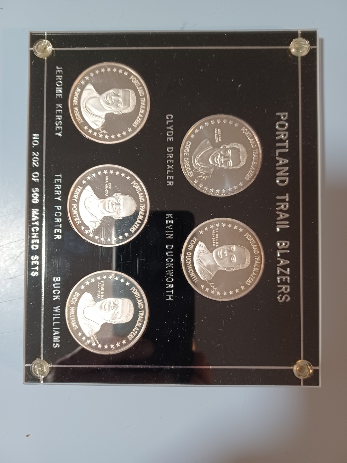 1990-91 Silver Portland Trailblazers Coins Very Rare Set 202 Of 500 | eBay