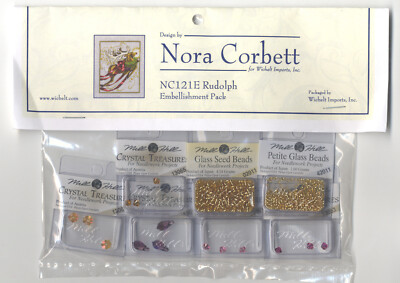 Cross Stitch ~ Nora Corbett Embellishment Pack for Rudolph #NC121E | eBay