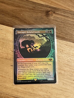 Smeagol, Helpful Guide Lord of the Rings MTG Magic Rare Foil Showcase ...
