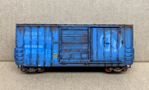 Ho Scale Great Northern High Side Boxcar Custom Weathered V2 | eBay