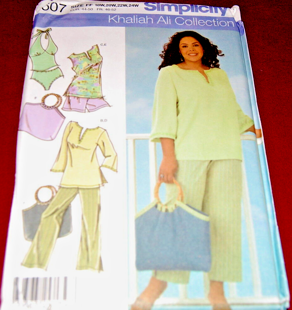 Simplicity Pattern # 4607 - Wmn's Cropped Pants, Tunic, More - Sz 18W ...
