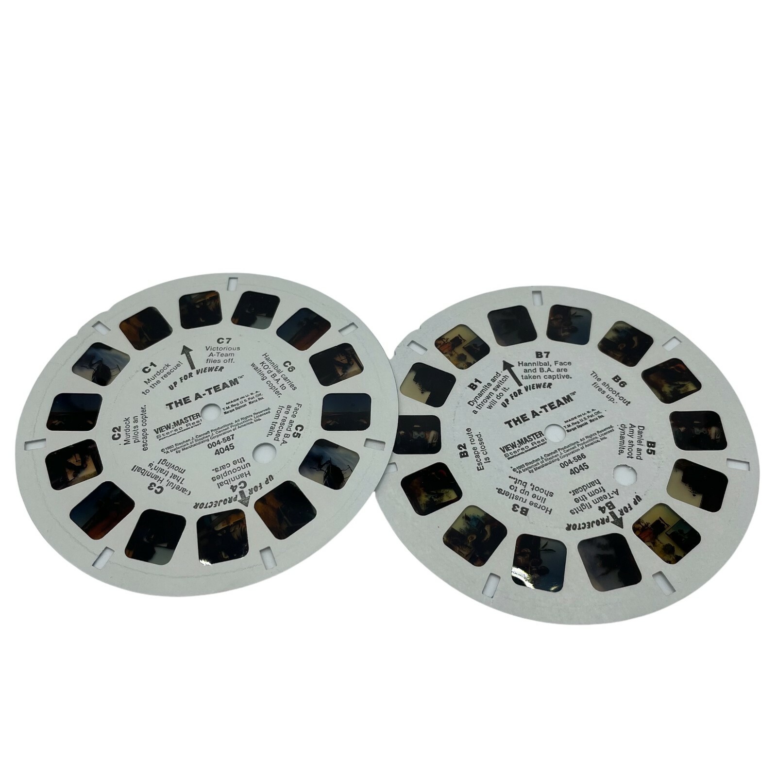 Viewmaster Slides A-Team Incomplete Set B-4045 & C-4045 | eBay