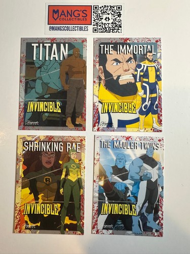 Invincible Keepsake Blood Splatter SDCC 2025 Exclusive LE 100 Set of 4 ...