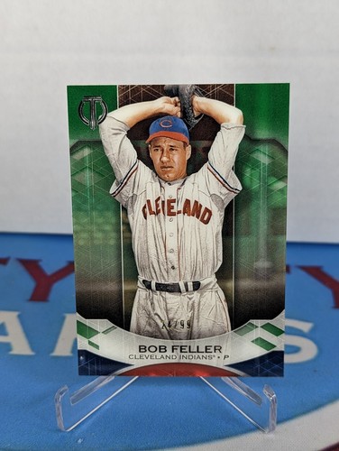 2019 Topps Tribute - Bob Feller #74 Green /99 for sale online | eBay