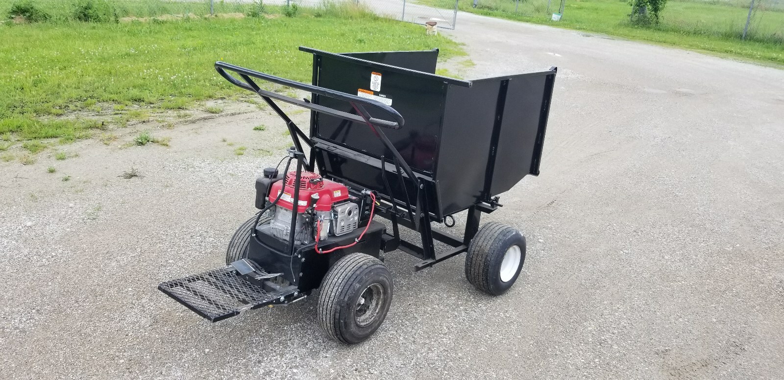 Garlock Roofing/ Panther Power Dump Cart / Ride on Roofing ...