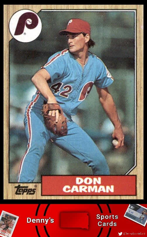 1987 Topps #355 Don Carman Philadelphia Phillies Baseball Card | eBay