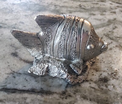 Peltro Argentato Fine Pewter Fish Figurine Vintage Italy 925- Beautiful ...