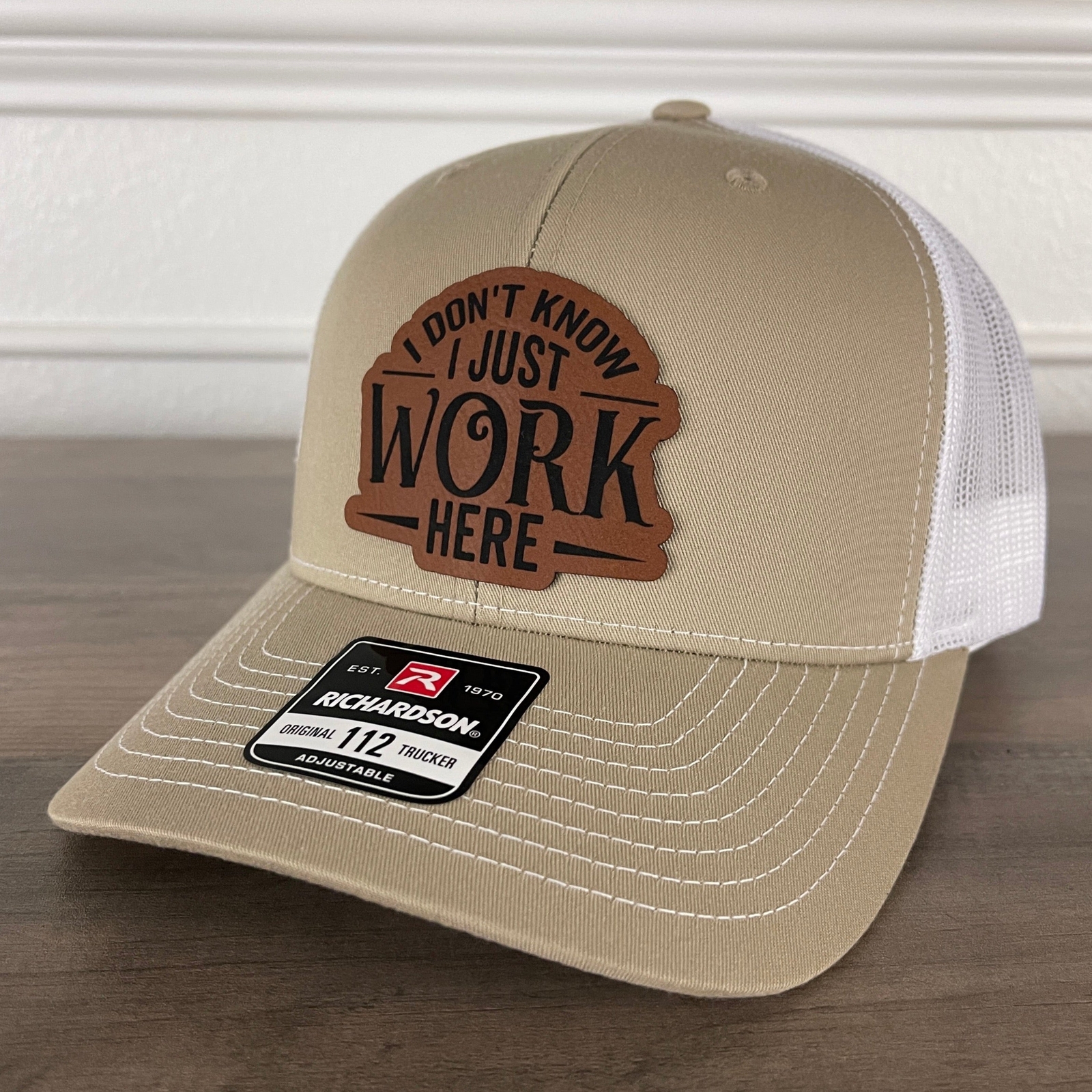 I Don’t Know, I Just Work Here Patch Hat Khaki | eBay