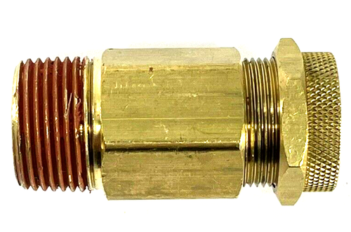 3/4" MNPT Brass Adjustable Vacuum Relief Valves - for Air & Inert Gas ...