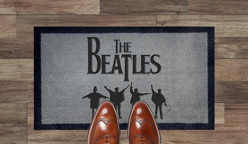 Music Door Mat 5 Colours Washable Internal Beatles By Artisan Funny ...