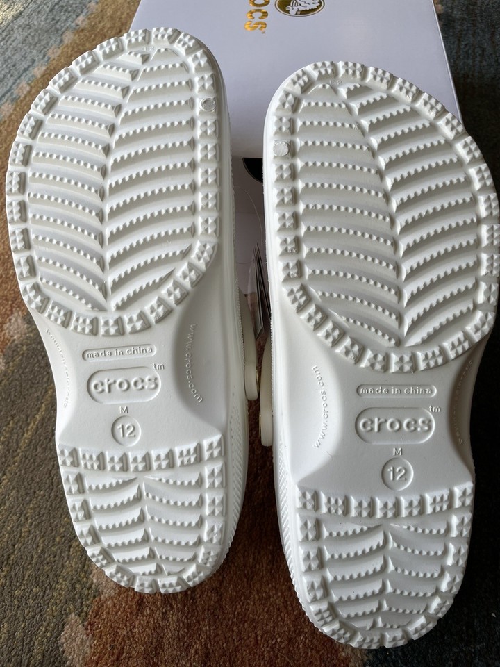 NEW JJJJound Crocs Classic Clogs White | Men's Size 12 - IN HAND | eBay
