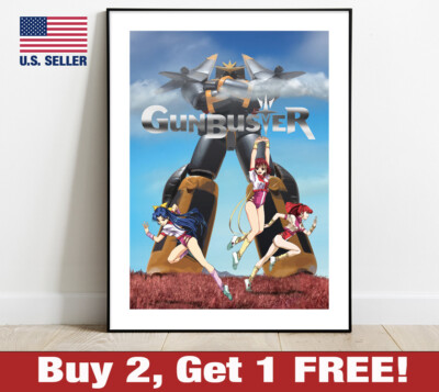 Gunbuster Poster 18" x 24" Print Anime Retro 80s Wall Art Decor 2 | eBay