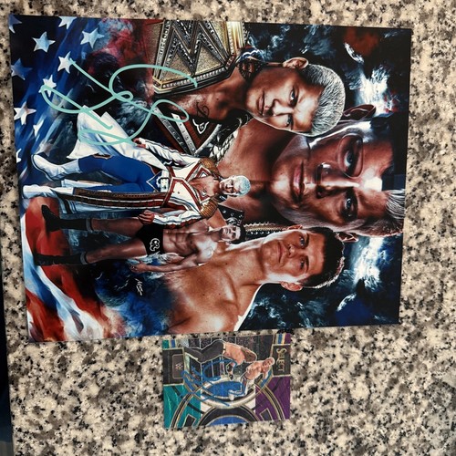 Cody Rhodes Signed Autographed WWE 8X10 Photo And Signed Card American ...