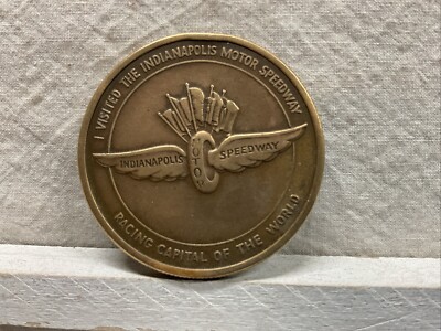 Rare Collectable 1976 Indianapolis Motor Speedway Medal from Hall of ...
