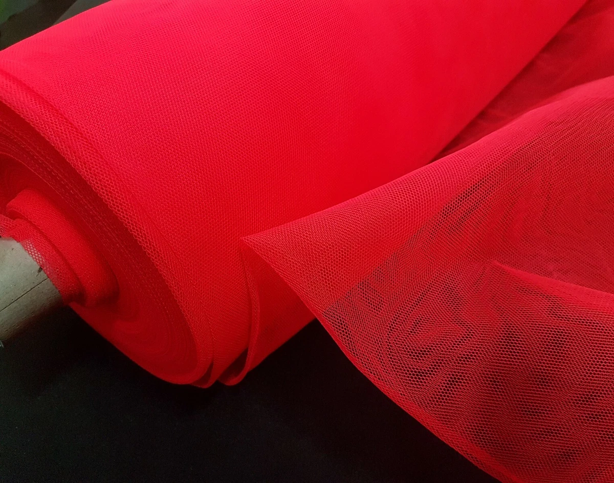Neon Red Fabric