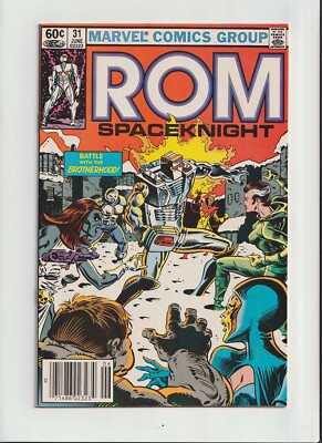 ROM Spaceknight #31 (1982) 2nd Appearance of Rogue, 1st Rogue Cover ...