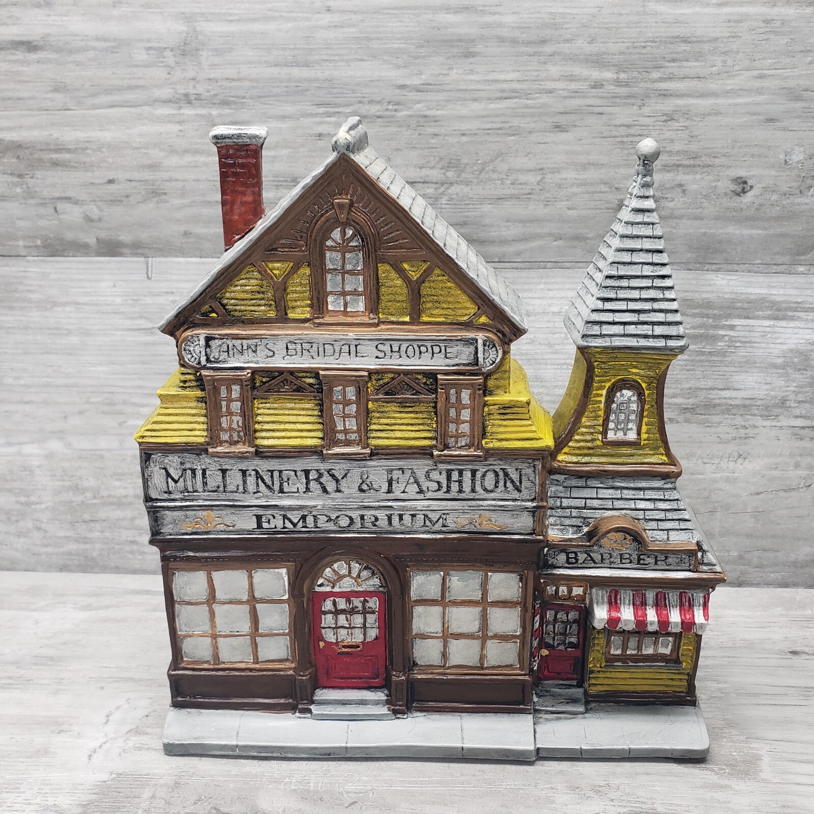 Gare Inc Ceramic Garry Sharpe 1987 Ann’s Bridal Shop Millinery & Barber ...