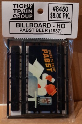 Tichy Train Group #8450 Pabst Beer Billboard - Kit | eBay