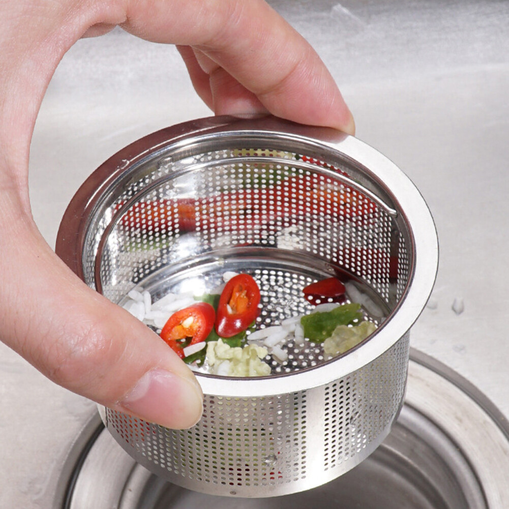Kitchen Sink Strainer Sewer Garbage Filter Easy Clean Fine Mesh ...