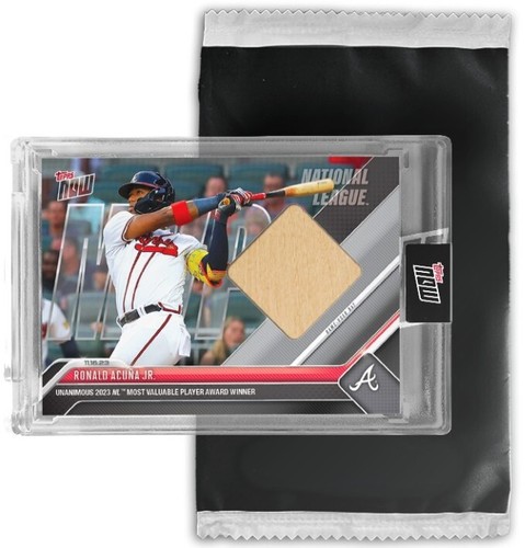 2023 Topps Now RONALD ACUNA JR. National League MVP Game Used Bat Relic ...
