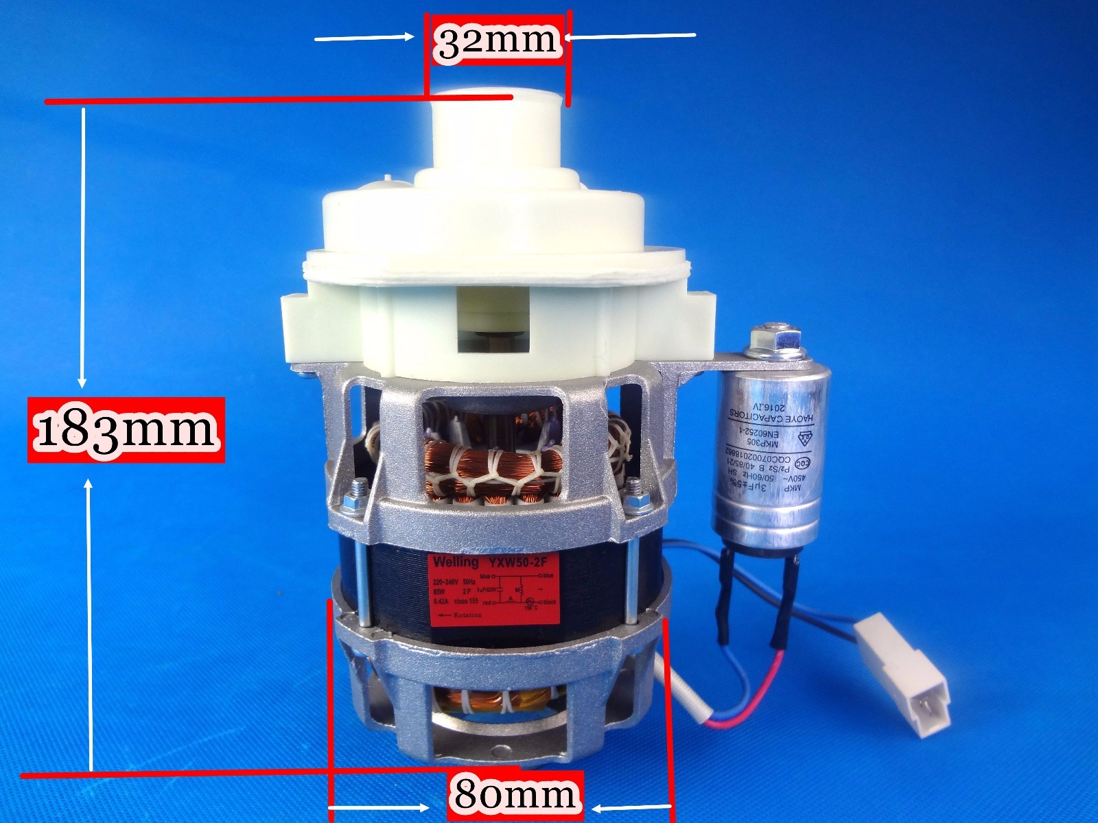 Dishwasher Spare Parts Wash Pump Motor YXW50-2F (Suits Many Brands ...