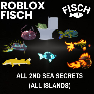 🐟ROBLOX Fisch | SECRET 2ND/SECOND SEA FISH | 8X FISH | ULTRA RARE⭐ ...