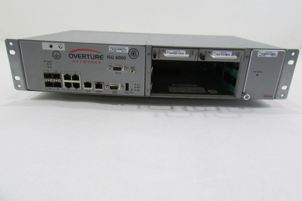 ADVA Overture Networks 6070-900 ISG 6000 2-slot Carrier Ethernet ...