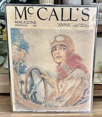 RARE McCall's Magazine March 1921 Cover "Anna" Portrait | ORIGINAL ...