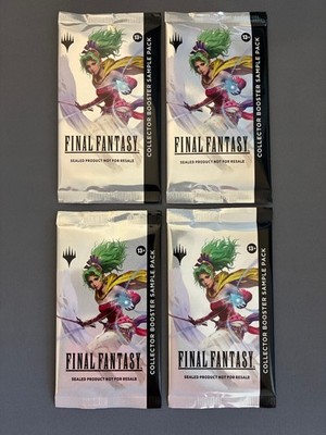 4x FINAL FANTASY - MTG - Collector Booster SAMPLE PACK Sealed | eBay