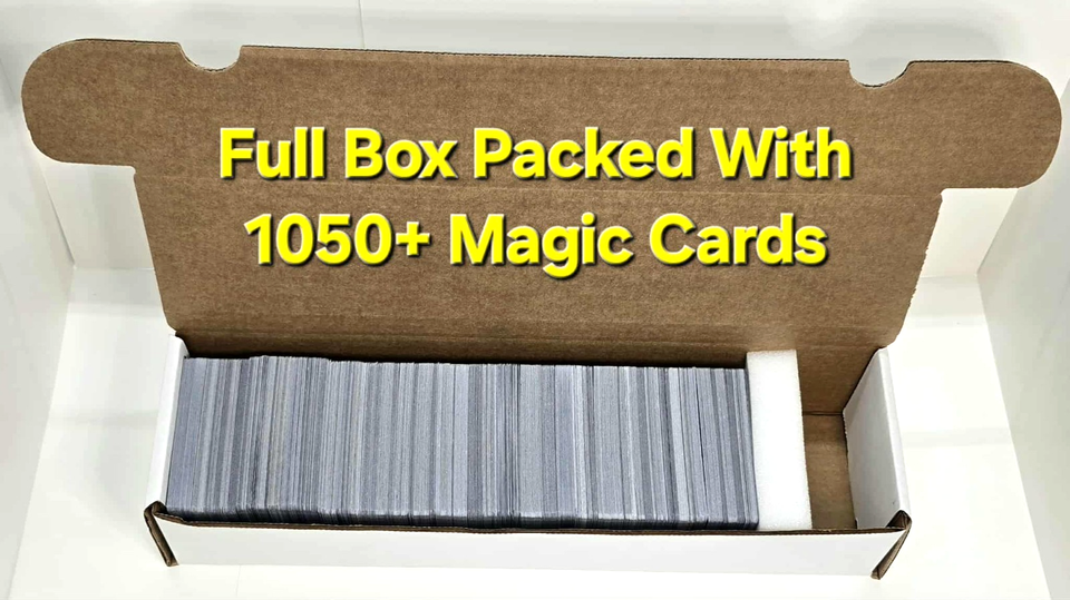 MTG Bulk Box – 1,050 Magic Cards – Includes Rares & Foils – Huge ...
