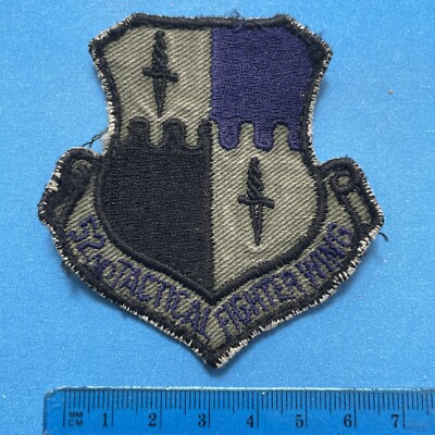 USAF air force 52nd TACTICAL FIGHTER WING Spangdahlem AB Germany patch ...