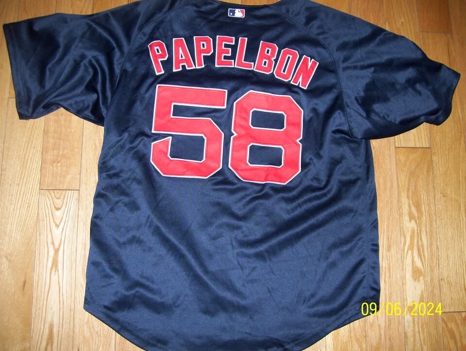 Boston Redsox Jonathan Papelbon Baseball Jersey Size 48 Large | eBay