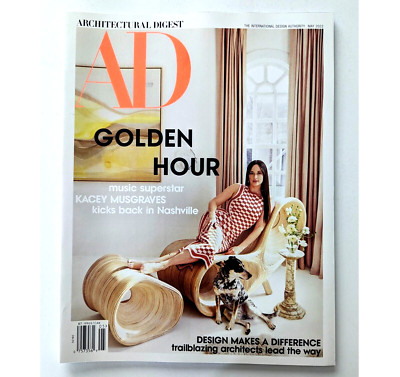 Architectural Digest Magazine AD May 2022 Kacey Musgraves | eBay