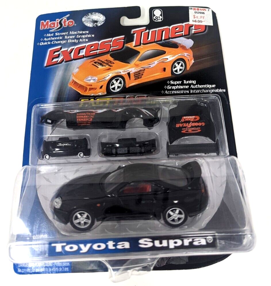 Maisto Excess Tuners Fast-Tune System Toyota Supra 1/48 Diecast Metal ...