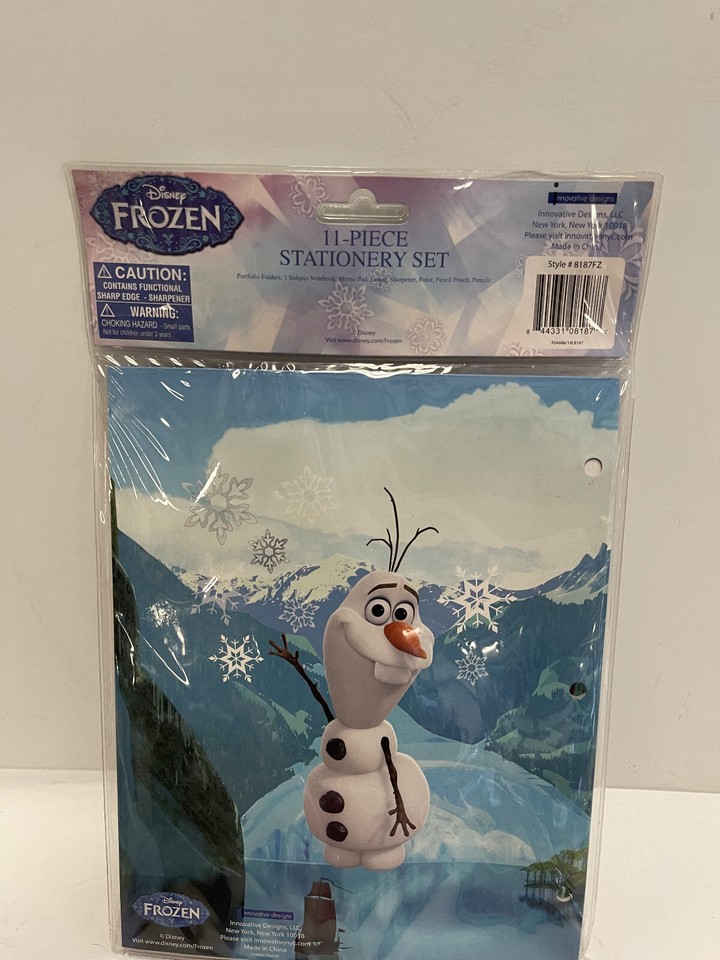 Disney Frozen School Supplies Set - 11 Piece Stationary Set Innovative ...