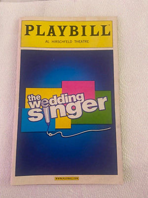 The Wedding Singer - Playbill Broadway Laura Benati | eBay