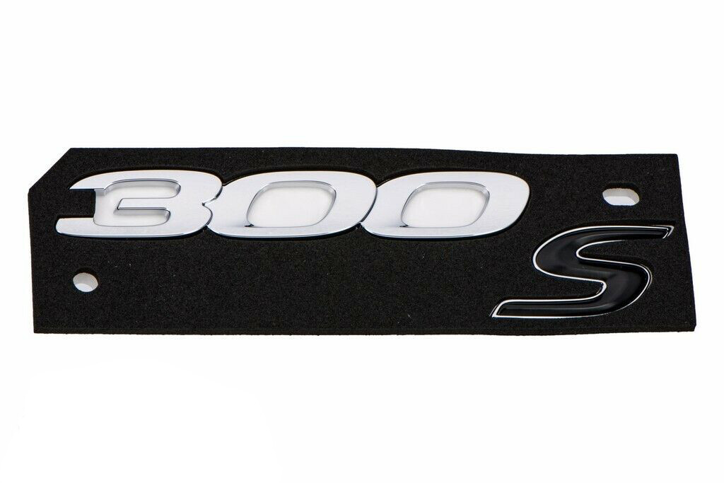 2015-2023 CHRYSLER 300S CHROME BLACK EMBLEM NAMEPLATE BADGE DECAL OEM ...