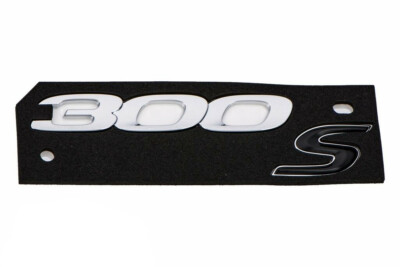 2015-2023 CHRYSLER 300S CHROME BLACK EMBLEM NAMEPLATE BADGE DECAL OEM ...