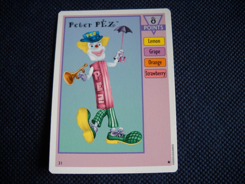 Rare Pez Card Game Card #31 Peter Pez Mint Condition | eBay