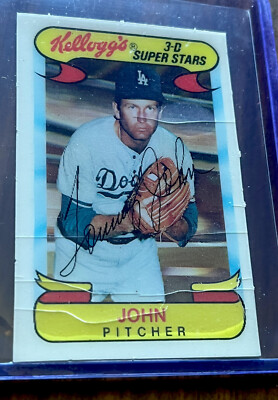 1978 Kellogg’s 3-D Card # 36 - Tommy John *** See Pics | eBay