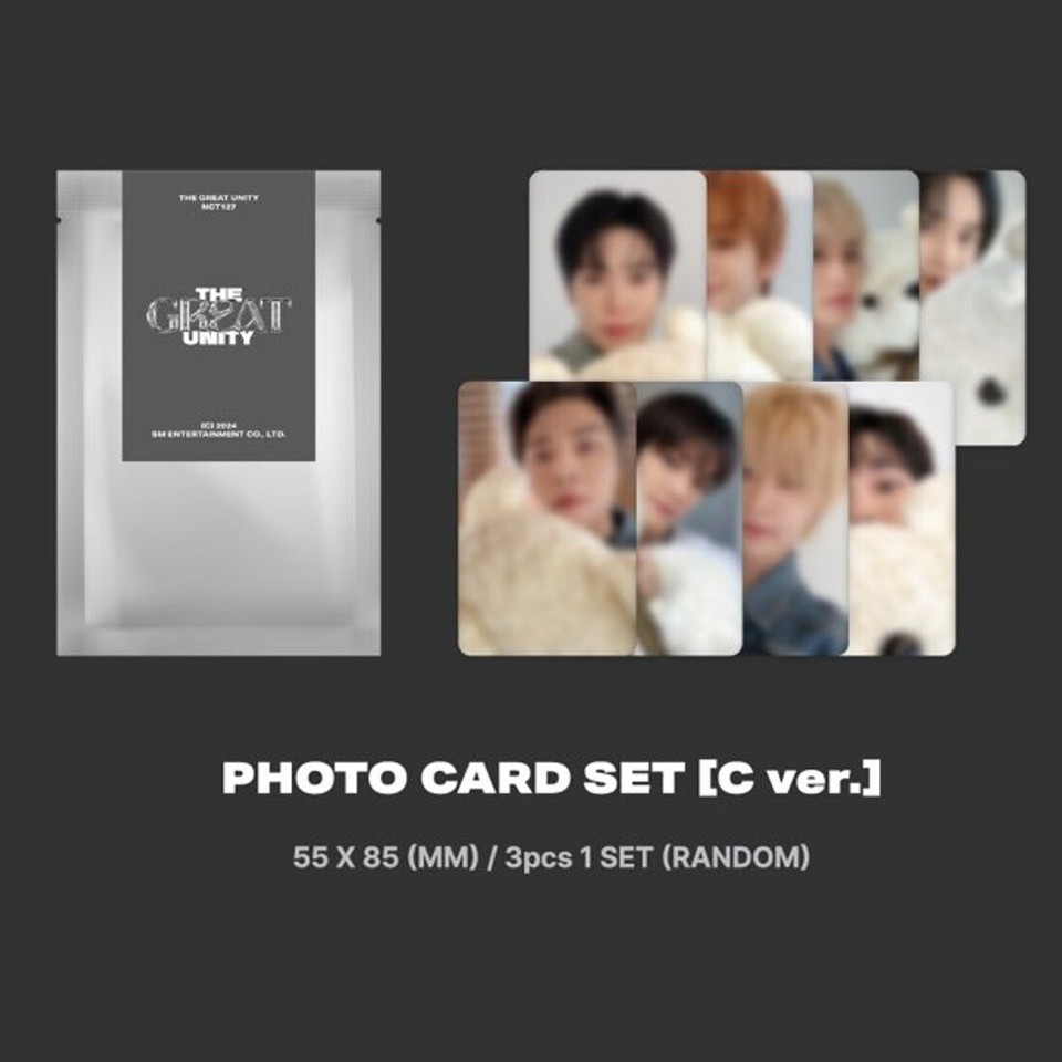 [公式] NCT 127 [THE GREAT UNITY] OFFICIAL 1ST MD : PHOTOCARD SET ( B / C ...