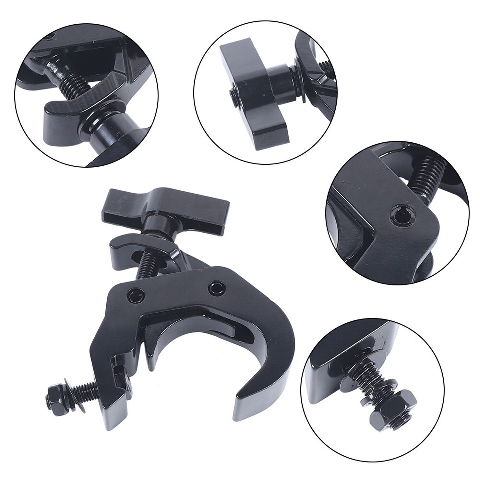 8x 330lbs Heavy Duty Stage Lighting Clamps DJ Light Truss Clamp Set For ...